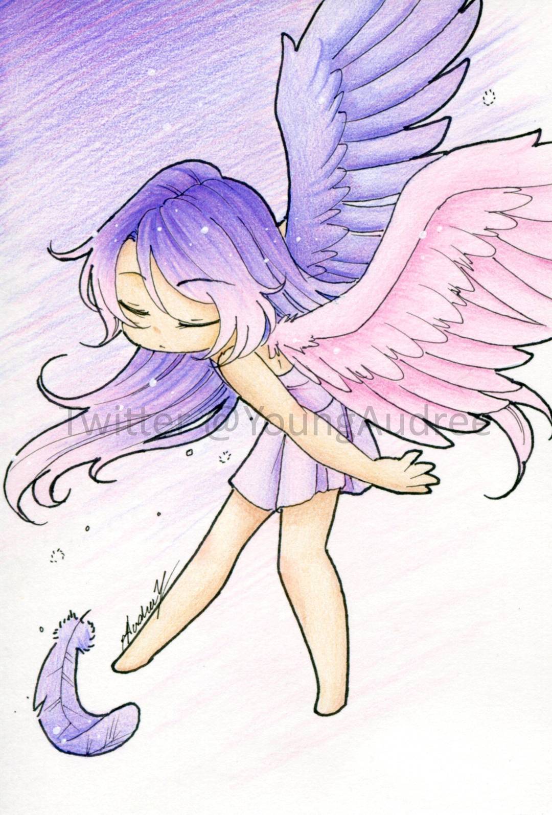 Angel Chibi Drawing