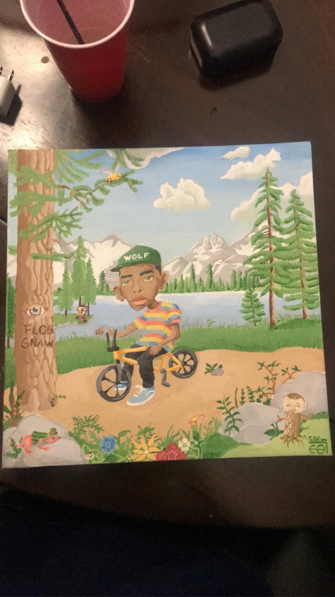 Tyler The Creator Wolf Deluxe Cover Art